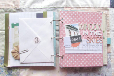 my completed diy mini book aerialovely