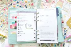how i use my personal planner aerialovely