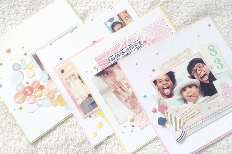 my first attempt at traditional scrapbooking aerialovely