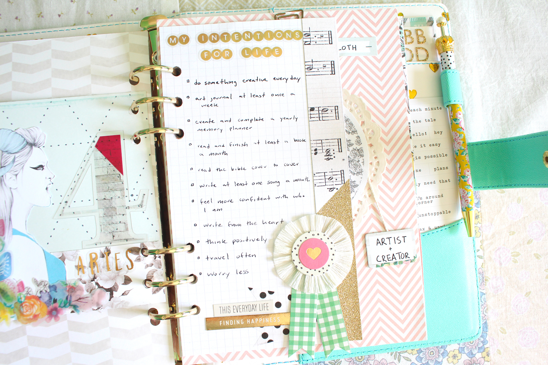scrap with love: my visual planner setup ⋆ aerialovely