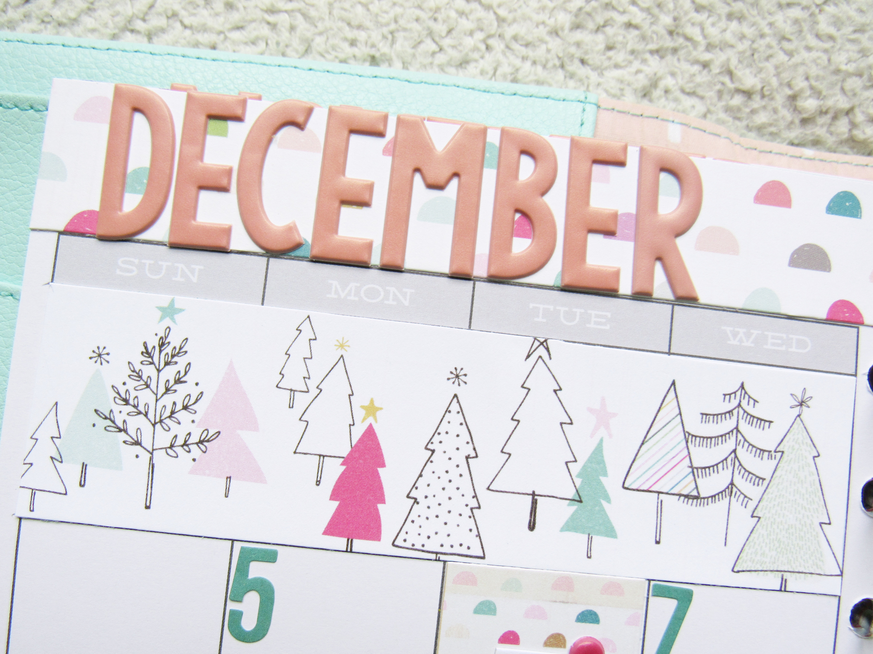 winter december planner setup | hip kit club aerialovely