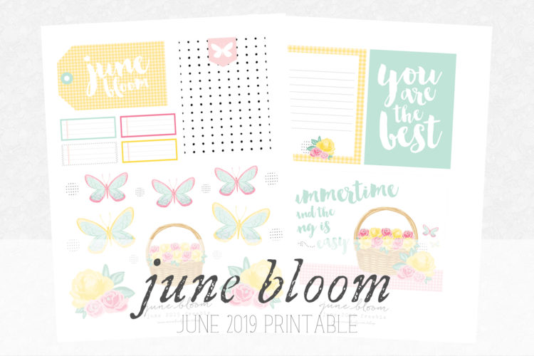 June Bloom Journaling Printable aerialovely