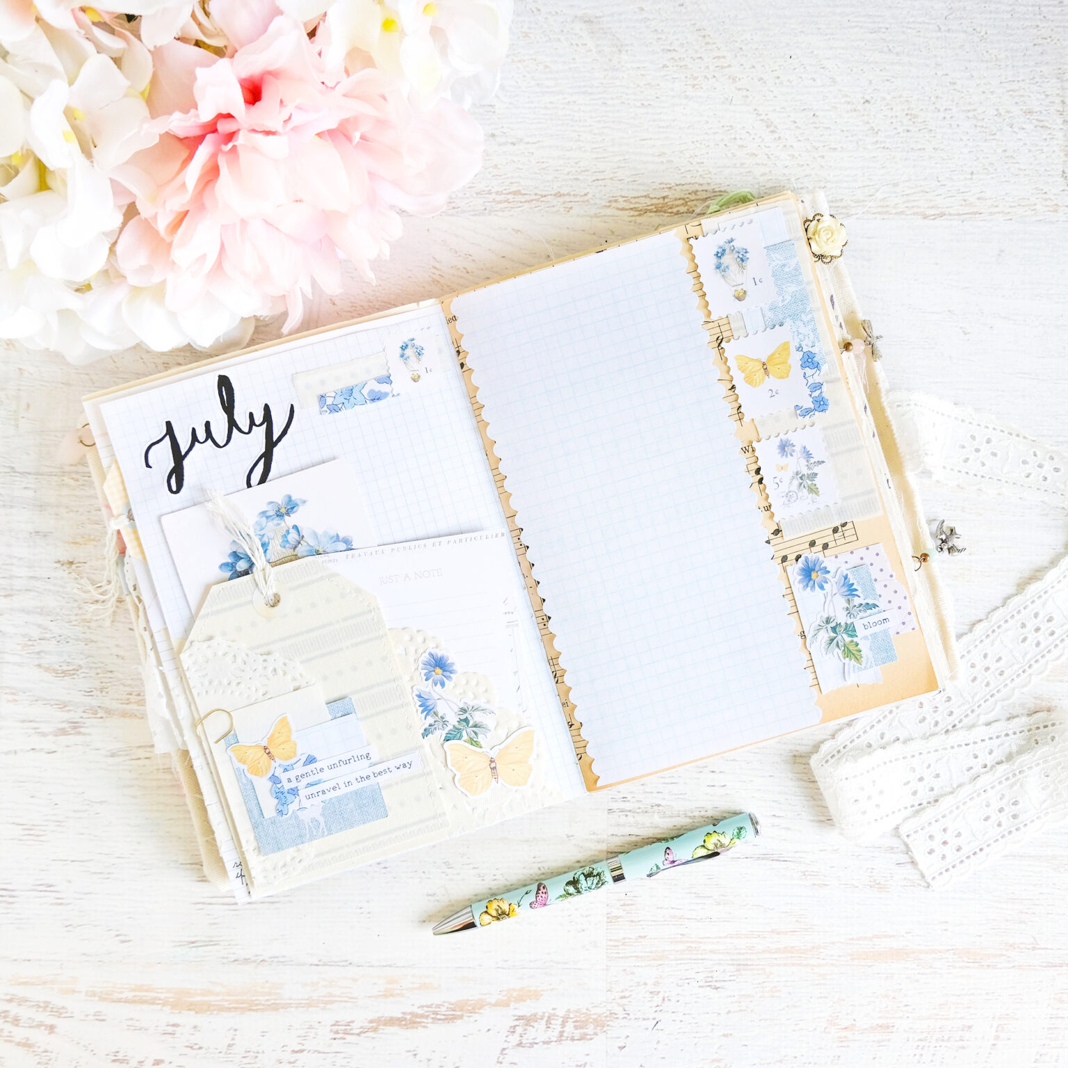 Something Blue Journaling Printable aerialovely