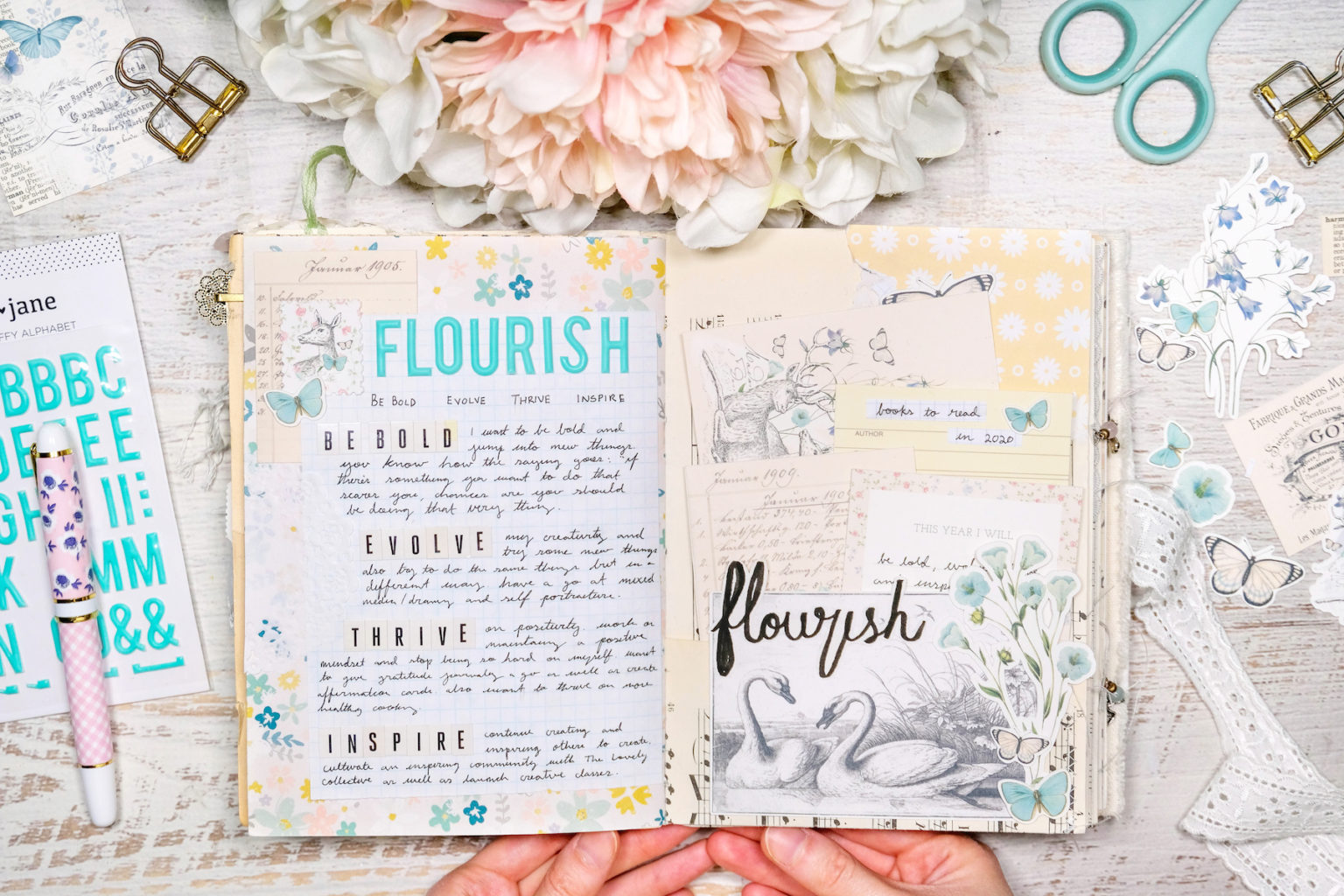 my one little word | journal with me 39 aerialovely