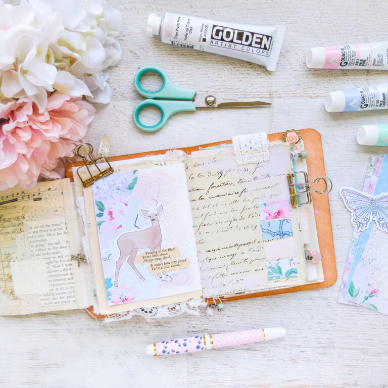 returning to my artist in bloom journal | journal with me 46 aerialovely