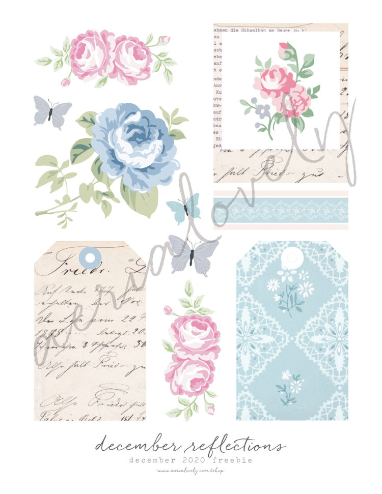 December Reflections Journaling Printable aerialovely