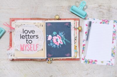 Pink Rose Letter Set aerialovely
