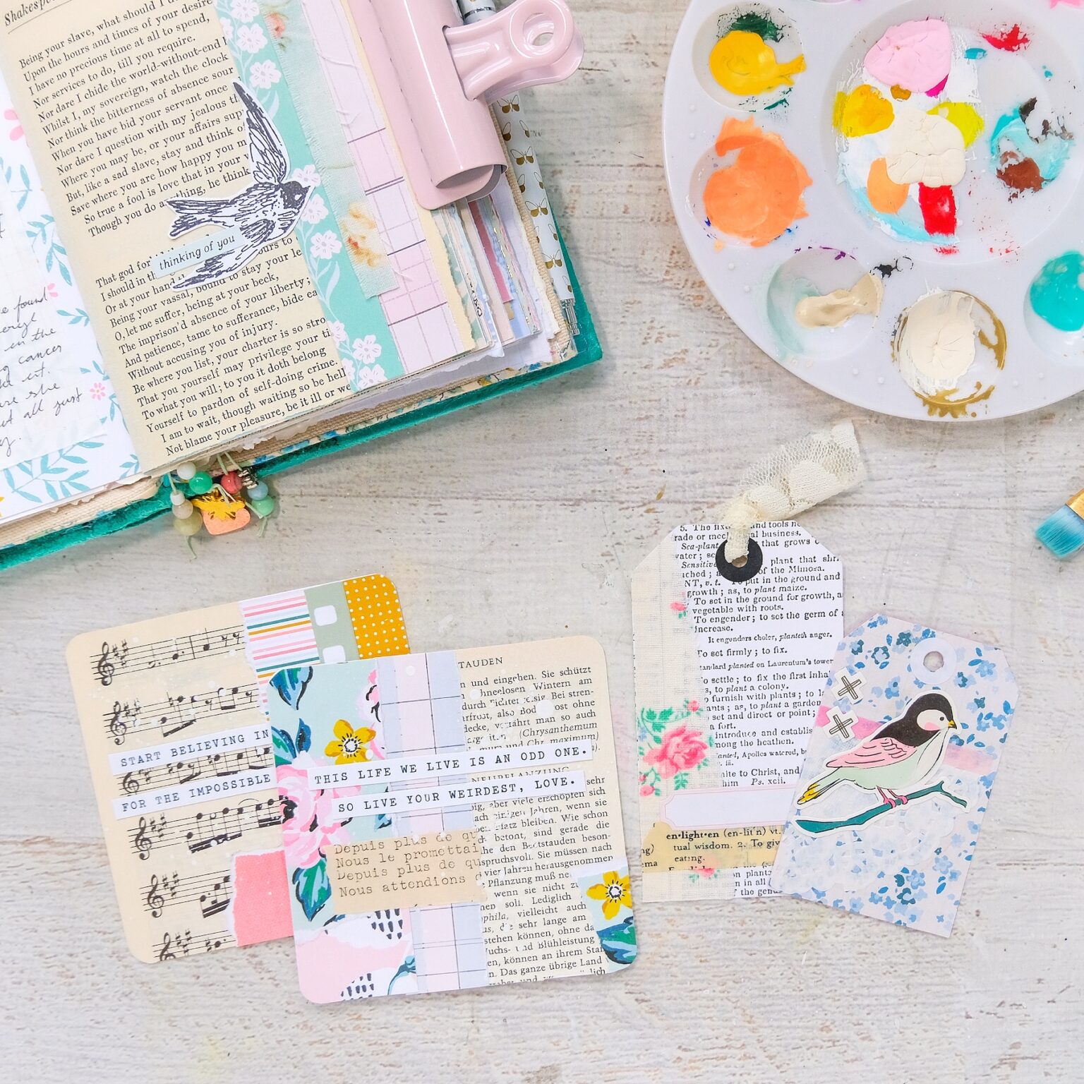 snippets from my journal 02 printable aerialovely