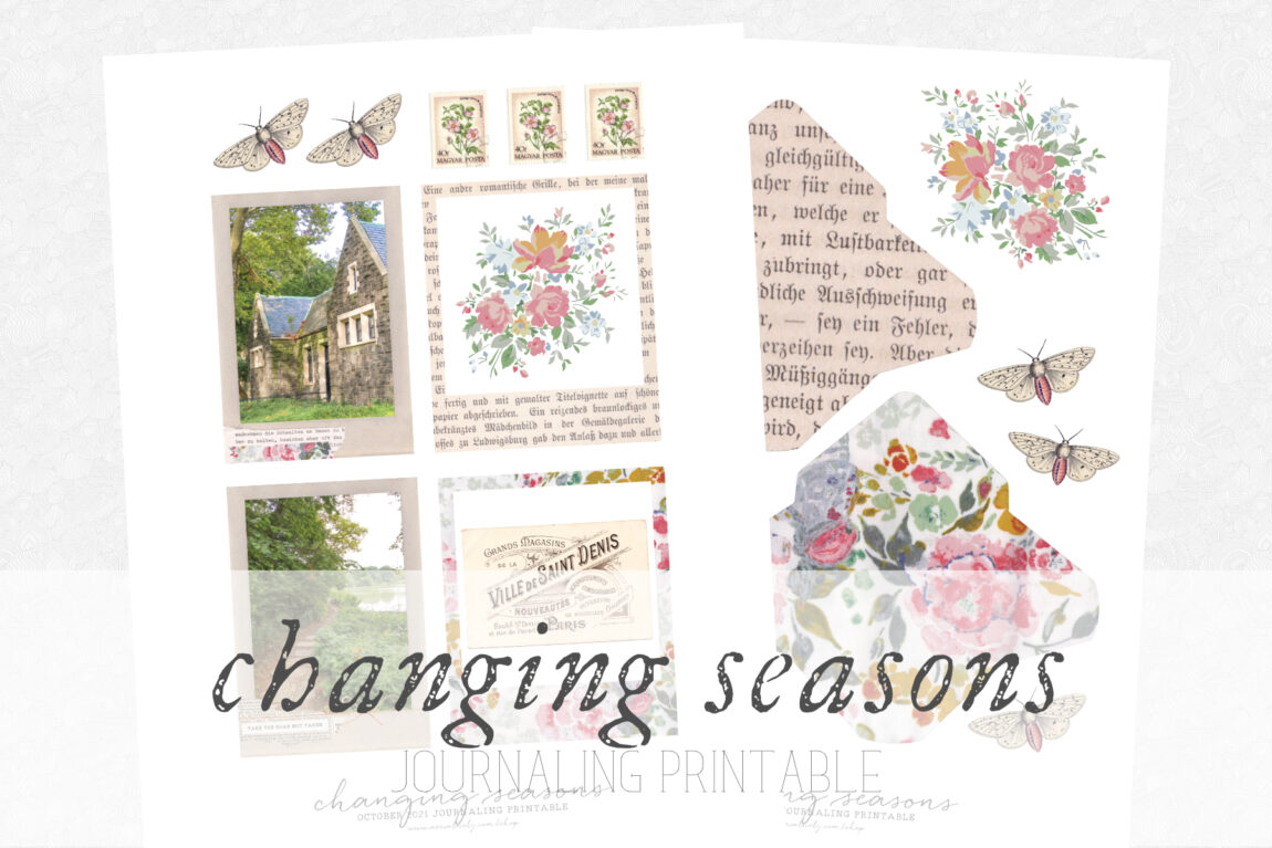 Changing Seasons Journaling Printable aerialovely