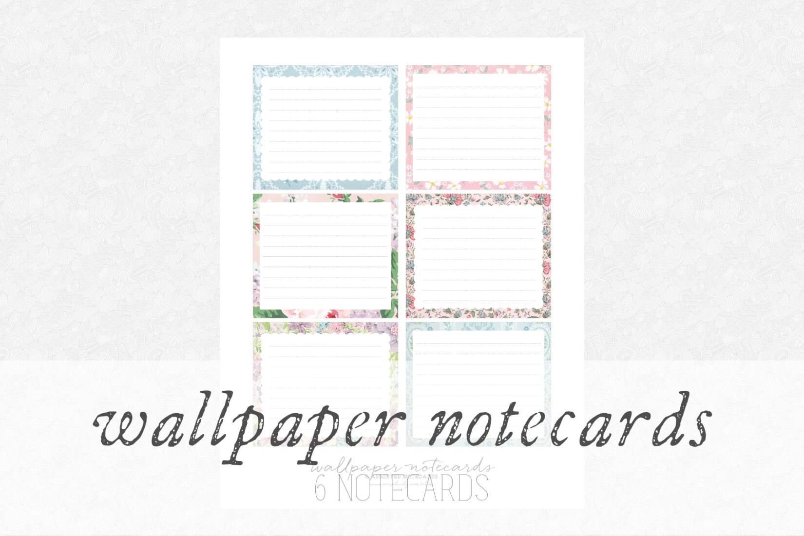 Wallpaper Notecards aerialovely