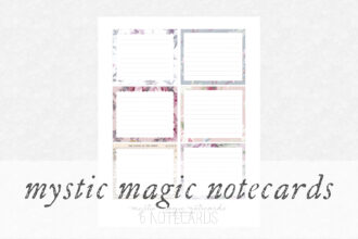 Mystic Magic: New Printables + October Magic Journaling Challenge ...