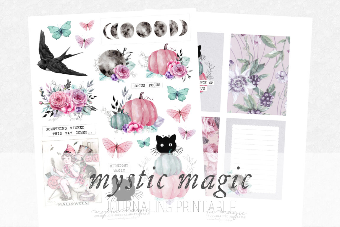 Mystic Magic: New Printables + October Magic Journaling Challenge ...